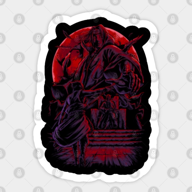 Uchiha Battle Uchiha Clan Sticker Teepublic